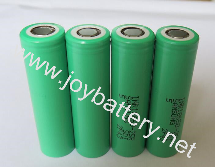 Samsung SDI 18650 25R INR18650-25R 2500mah 3.7V 20A Li-ion Lithium ...